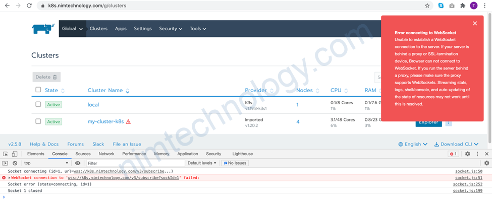 Kong Gateway Websocket Connection Failed Nimtechnology