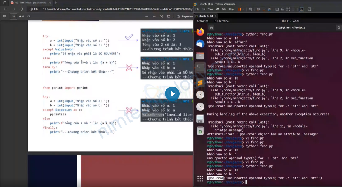 Python Use Tryexcept In Python Nimtechnology